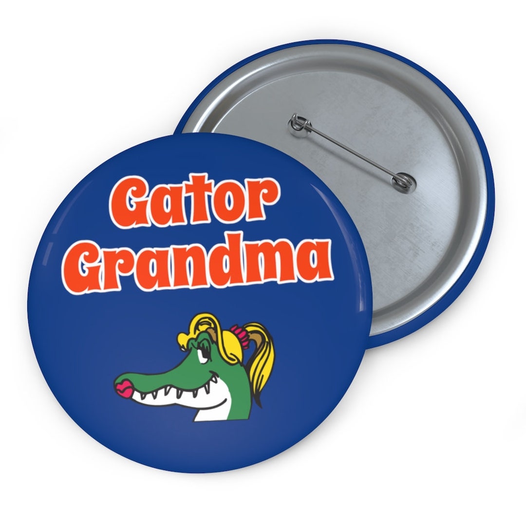 Gator Grandma Florida Gators Pin Button - Etsy