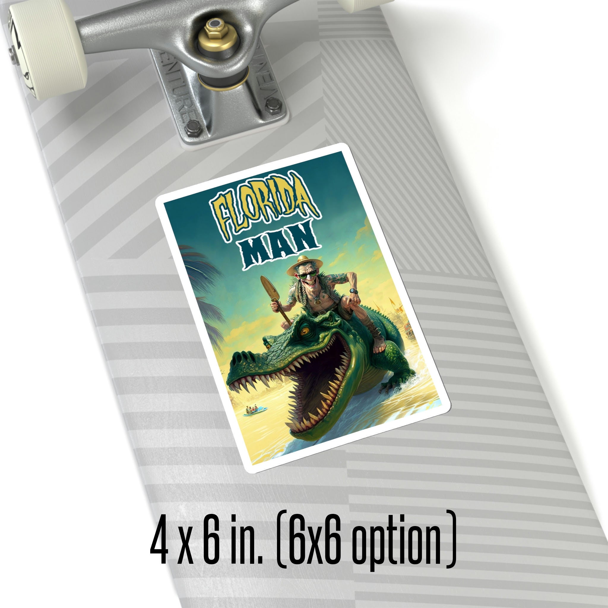 The Infamous Florida Man Sticker - Etsy