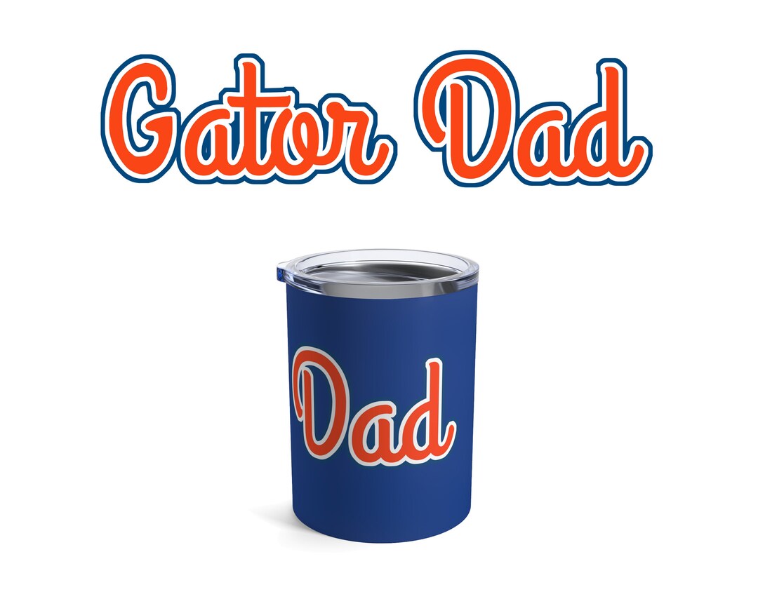 Cursive Gator Dad Florida Gators Tumbler 10oz - Etsy