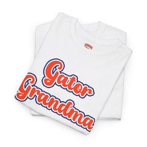 Gator Grandma Florida Gators Shirt Unisex Size Retro Cursive Font - Etsy