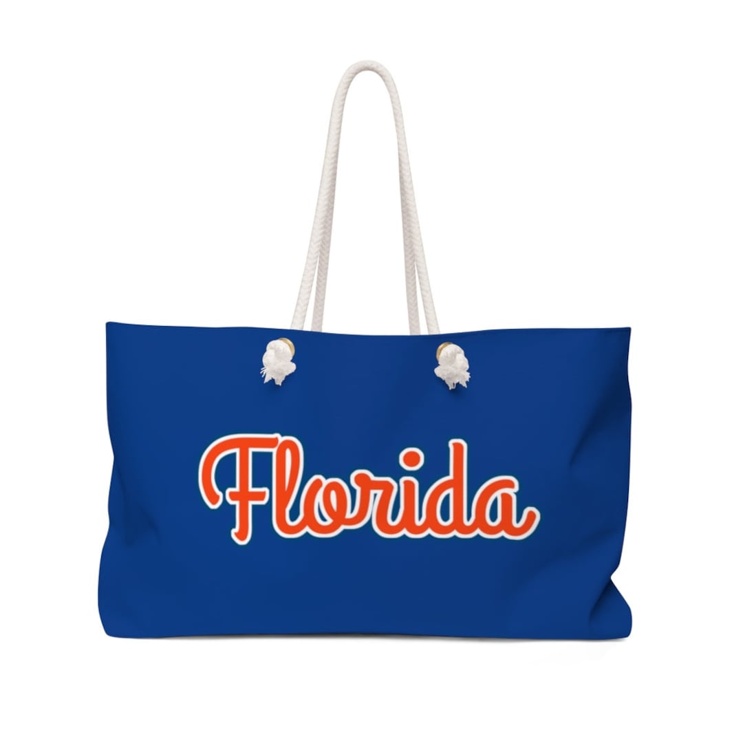 Cursive Florida Gators Polyester Canvas Beach Bag - Etsy