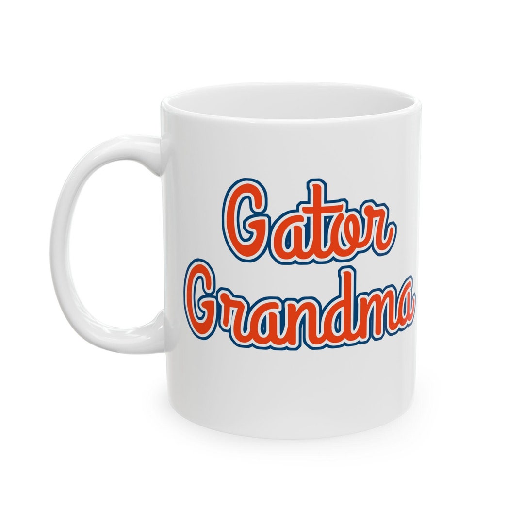 Cursive Gator Grandma Coffee Mug Florida Gators - Etsy
