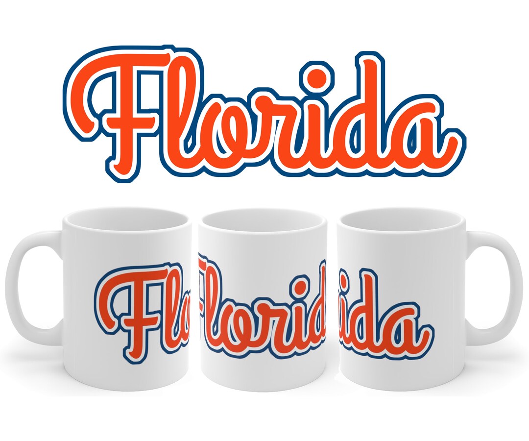 Cursive Florida Gators Coffee Mug - Etsy