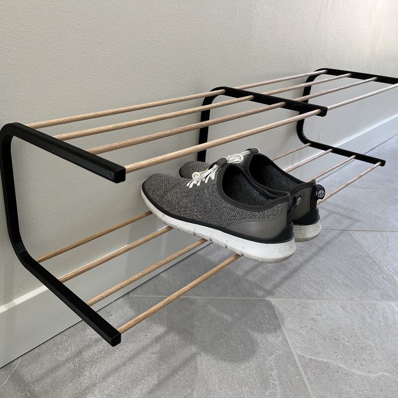 Shoe Rack Wall Mount - Etsy