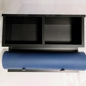 Yoga Mat Shelf Home Gym Organizer Yoga Mat Station Storage - Etsy