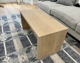 Waterfall Edge Coffee Table - Etsy