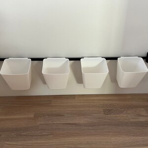 Wall Organizer Craft Storage Wall Mounted Bins Craft Organizer - Etsy