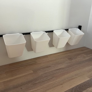 Wall Organizer Craft Storage Wall Mounted Bins Craft Organizer - Etsy