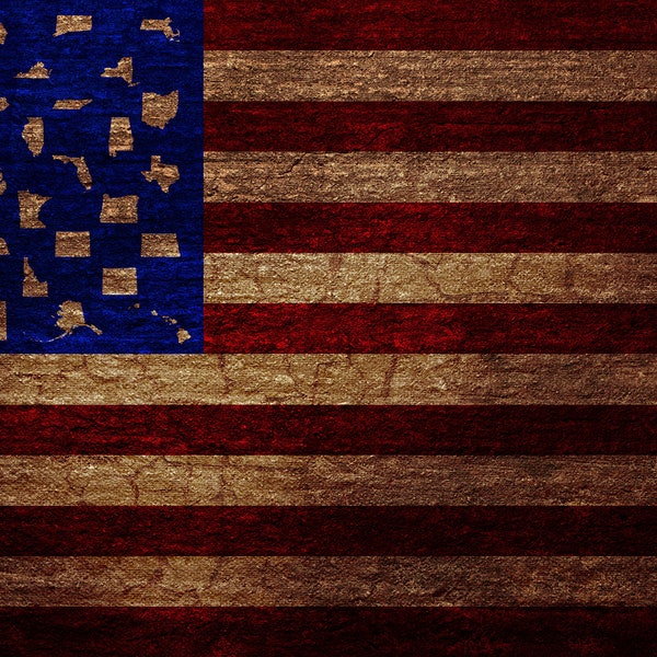 Rustic American Flag - Etsy