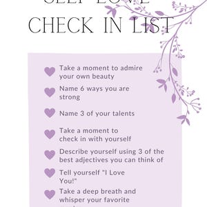 Yearly Self-love Planner, Printable, Workbook, Instant Download ...