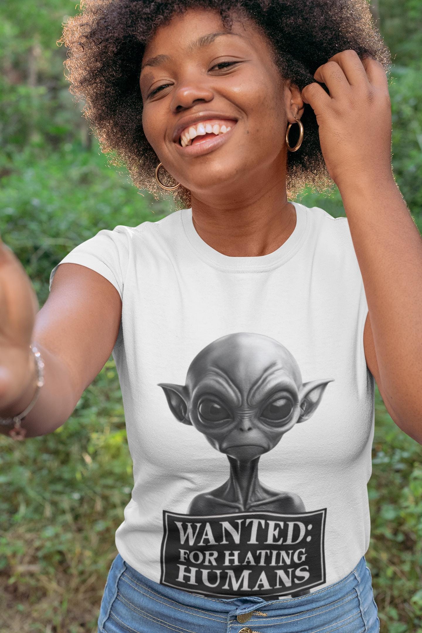 Alien Shirt, Funny Graphic Tee, Sci-fi Lover Gift, Out of This World ...