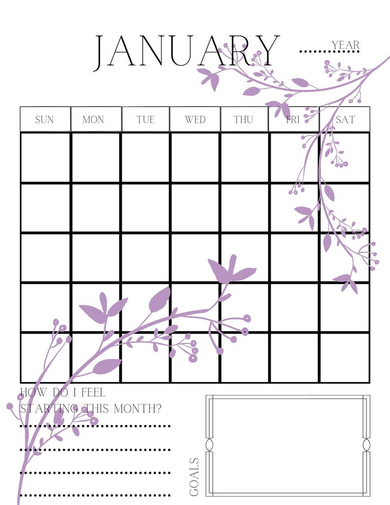 Yearly Self-love Planner, Printable, Workbook, Instant Download ...