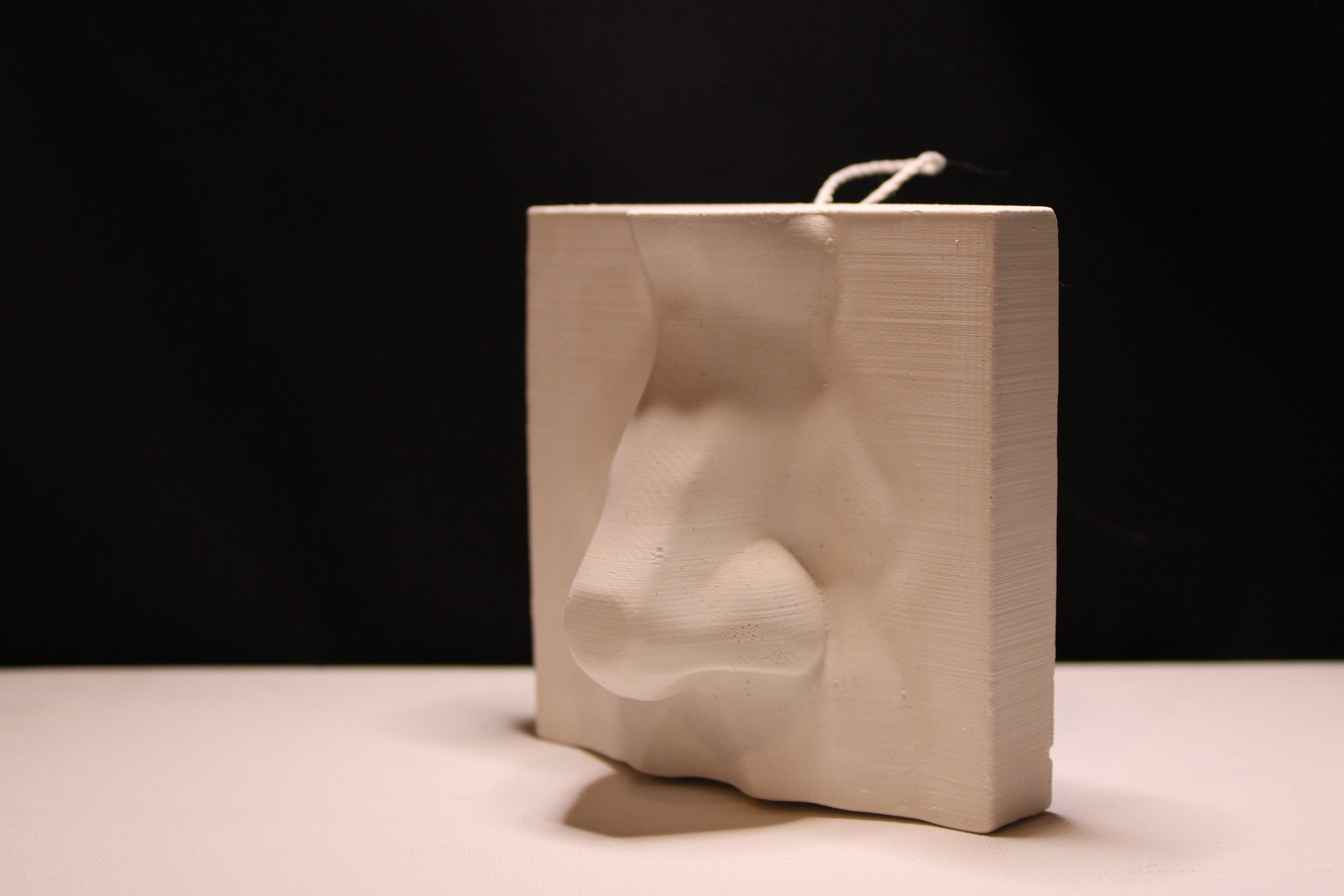 Handcrafted Plaster Cast of Nose, Art Practice, Cast Drawing, Sculpture ...