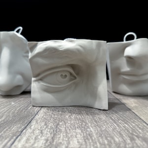 Eye of David Plaster Cast Art Reference, Handmade Sculpture for Artists ...