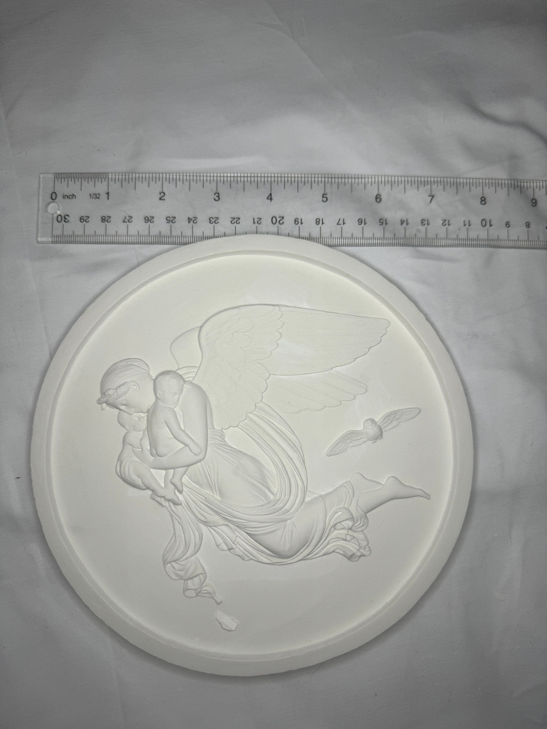 Night Bas-relief Plaster Cast Art Reference, Handmade Sculpture for ...