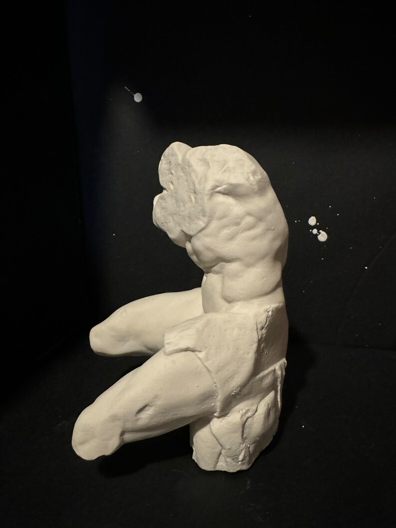 Belvedere Torso Plaster Cast Art Reference, Handmade Sculpture for ...