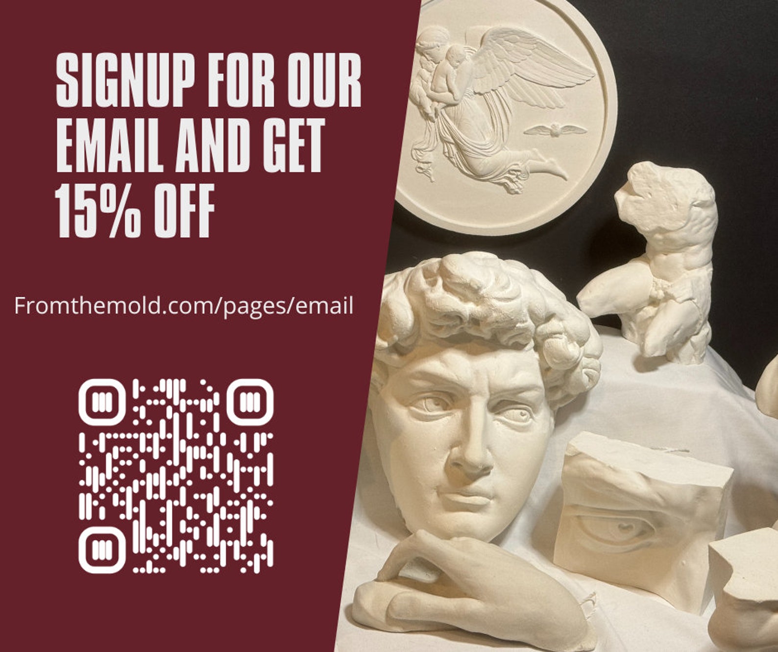 Belvedere Torso Plaster Cast Art Reference, Handmade Sculpture for ...
