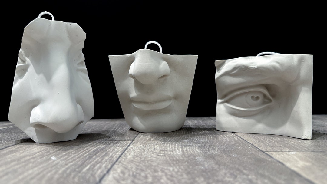 David Study Cast Plaster 3 Piece Set - Etsy