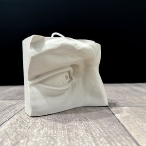 Eye of David Plaster Cast Art Reference, Handmade Sculpture for Artists ...