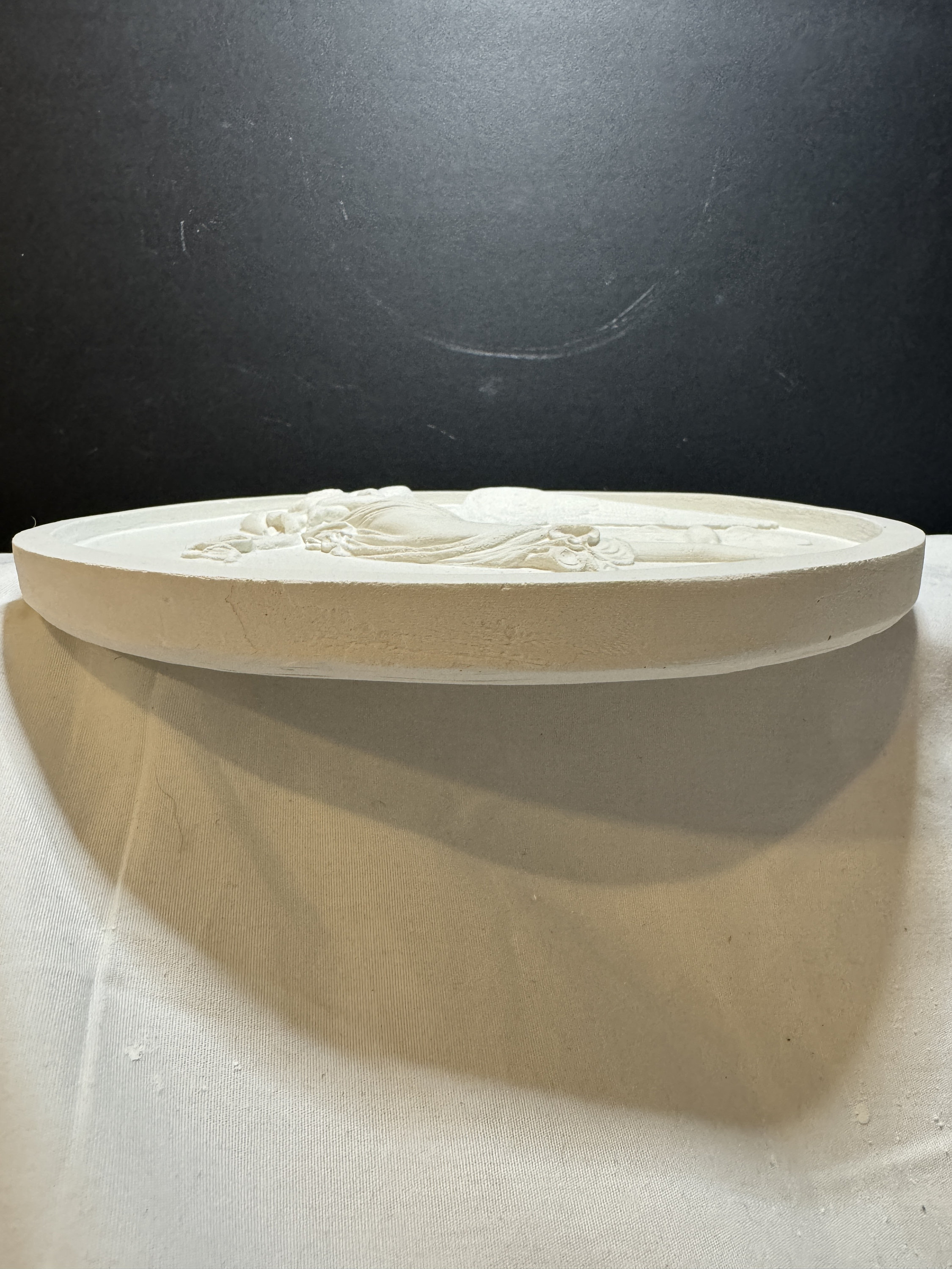 Night Bas-relief Plaster Cast Art Reference, Handmade Sculpture for ...