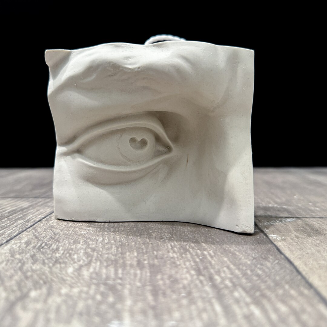 Eye of David Plaster Cast Art Reference, Handmade Sculpture for Artists ...