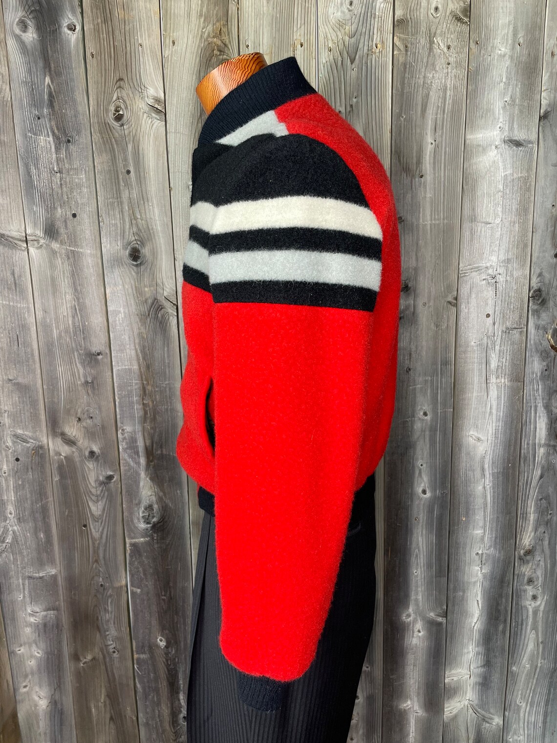 VINTAGE 1950s Ricky Jacket Reversible / Waist Band / Bomber Jacket ...