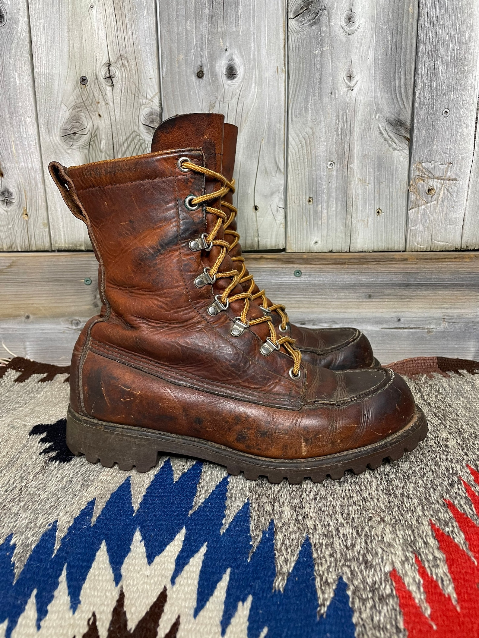 VINTAGE 1960s Red Wing Irish Setter Sport Boots / Combat Boots / Logger ...