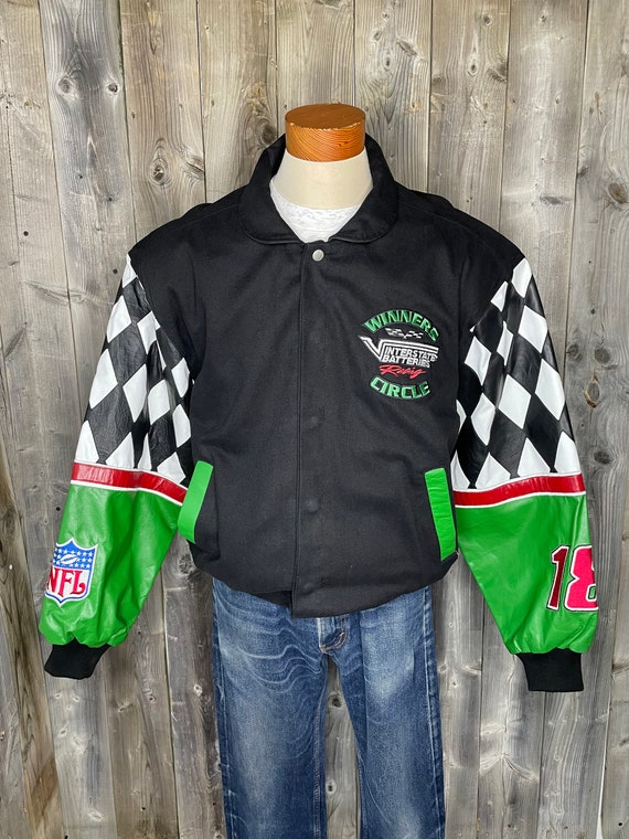 VINTAGE 2000s Jeff Hamilton Racing Collection Jacket … - Gem