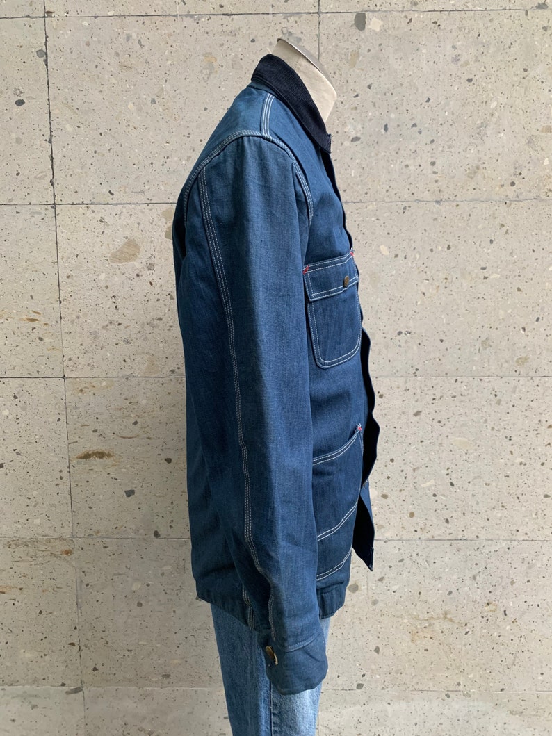 VINTAGE 1970s SEARS Work Leisure Chore Jacket / Engineer Jacket / Work ...