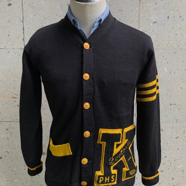 Letterman Sweater - Etsy