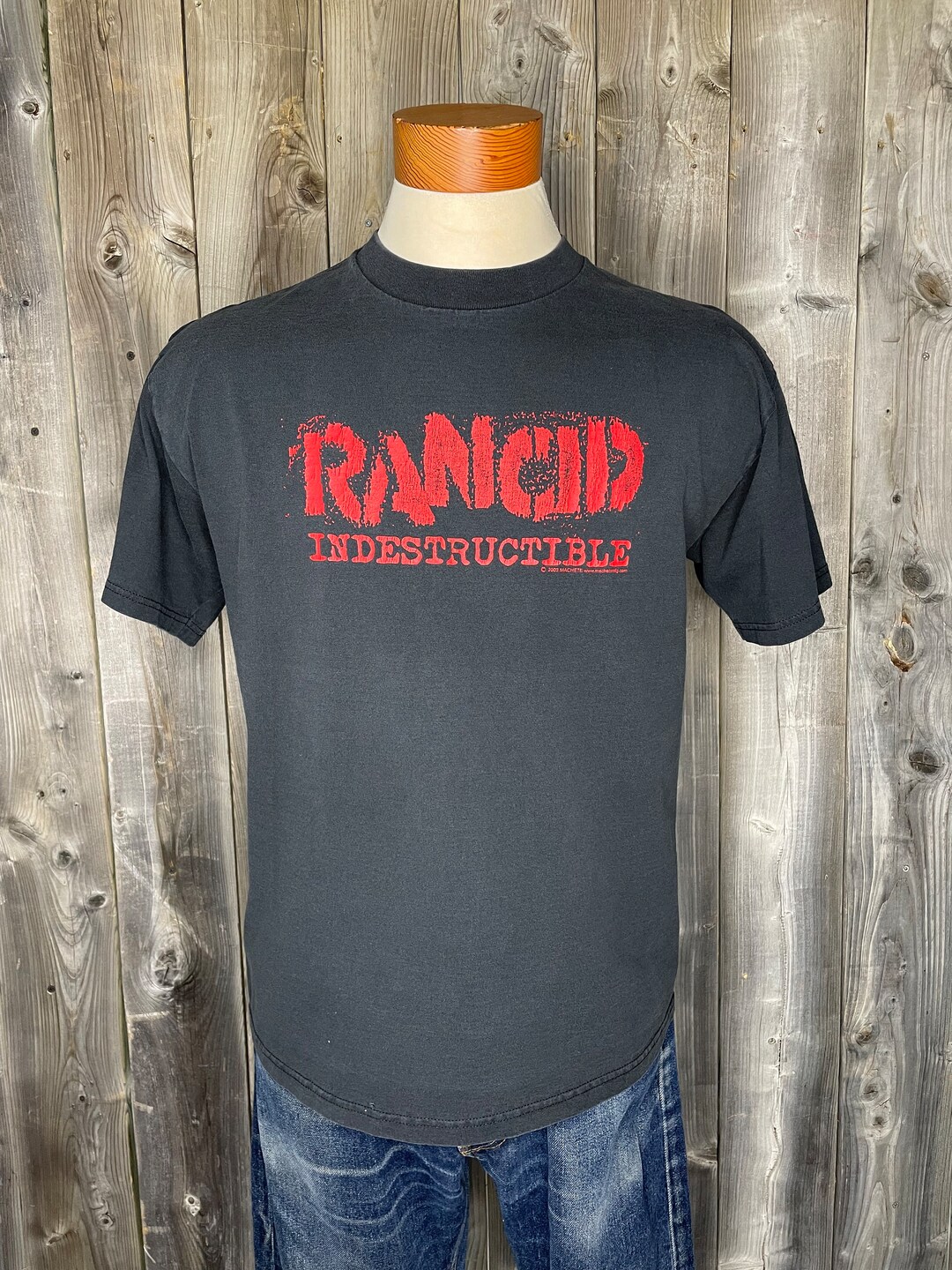 VINTAGE 2000s Rancid Indestructible T-shirt 2003 / Punk Rock / Machete ...