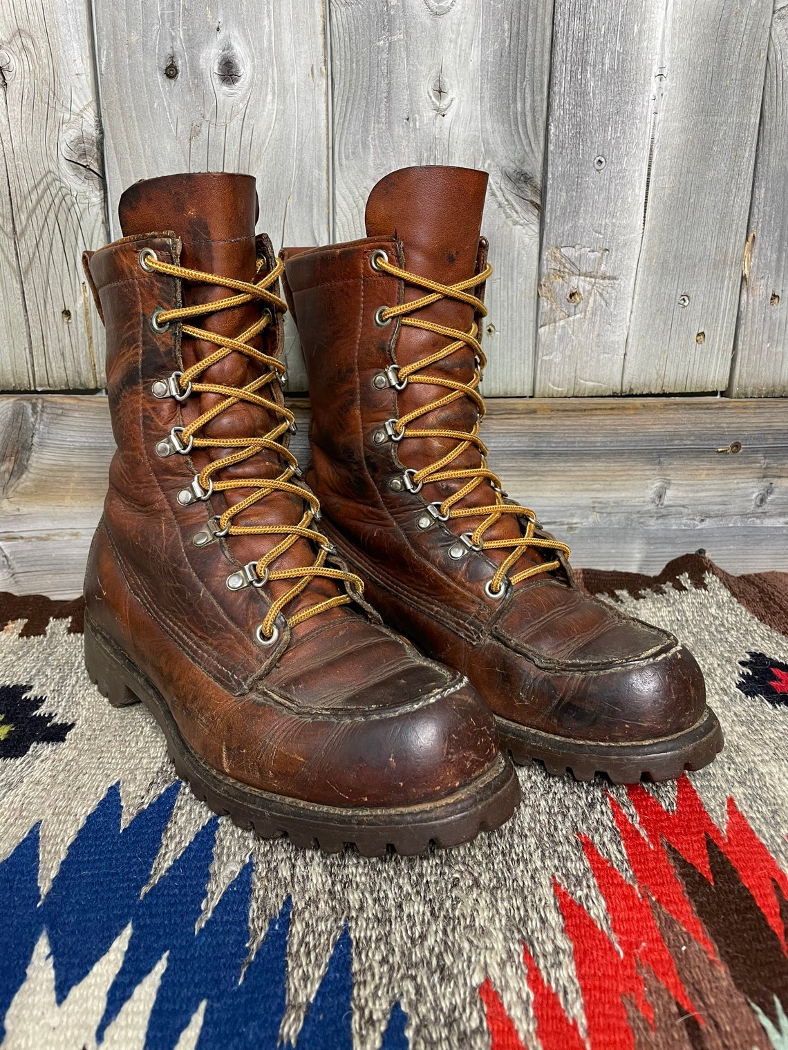 VINTAGE 1960s Red Wing Irish Setter Sport Boots / Combat Boots / Logger ...