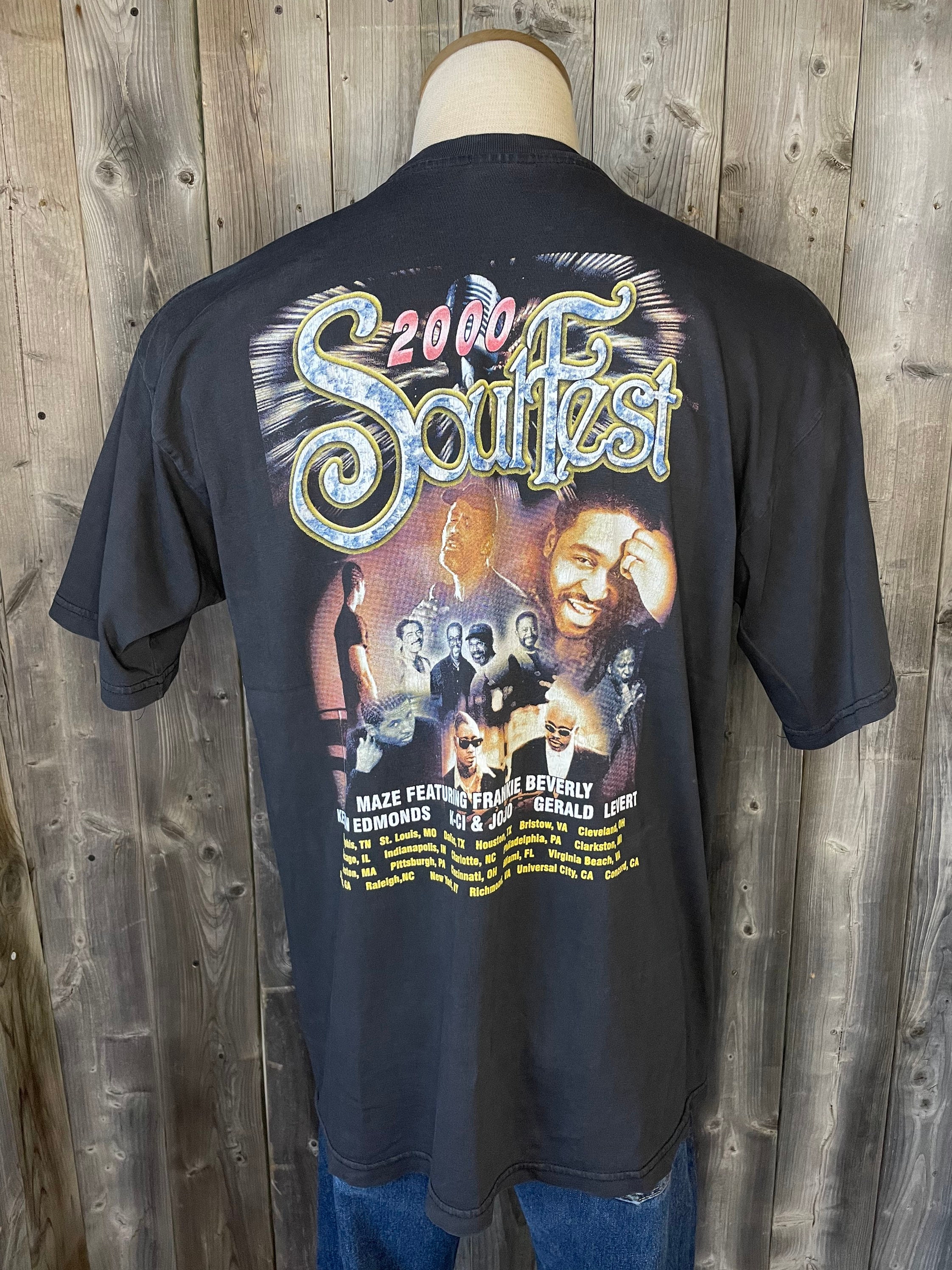 Vintage 2000s Soulfest T-shirt K-ci & Jojo, Maze / Rap / Hip Hop ...