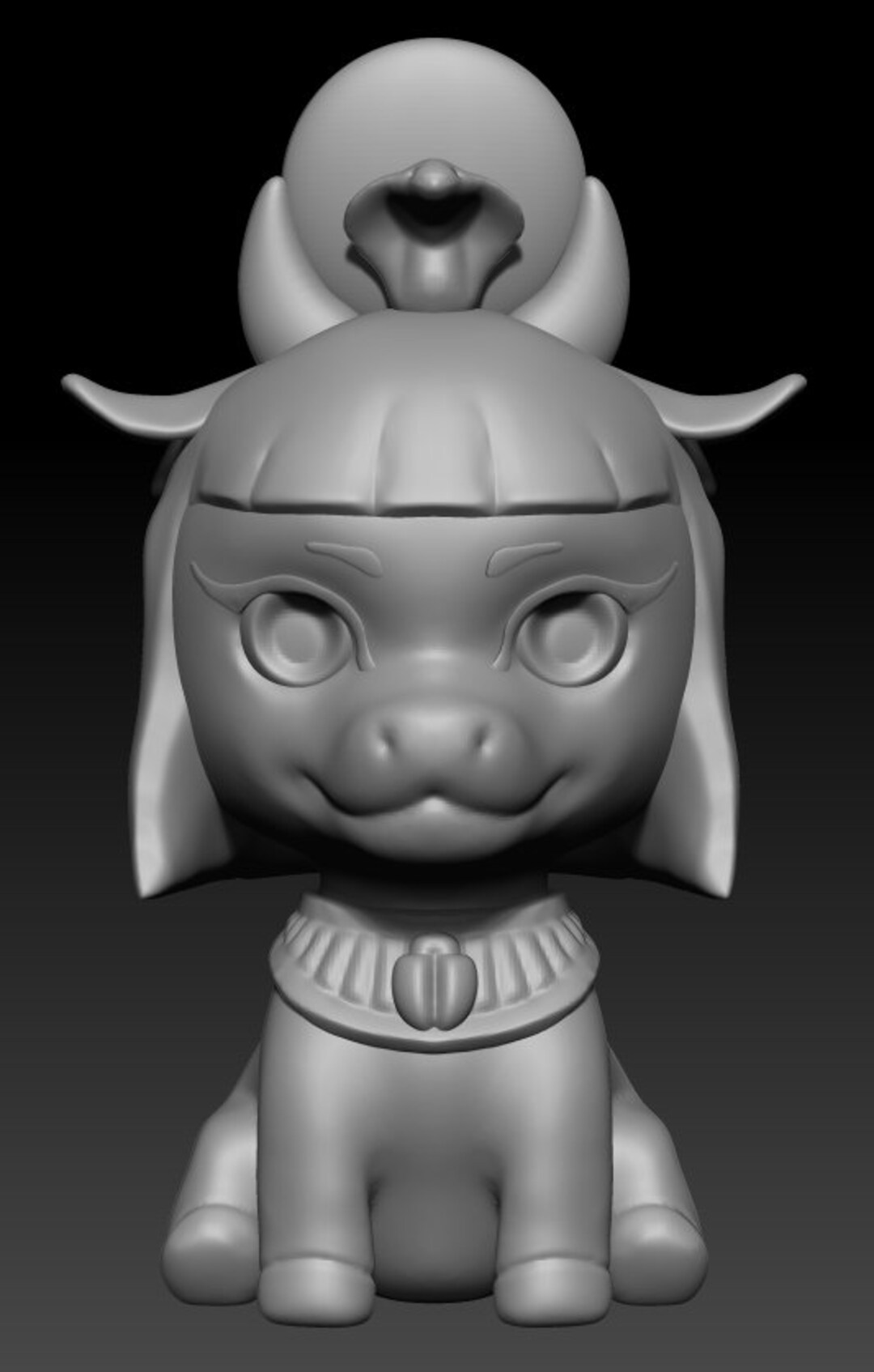 Chibi Hathor Statue - Etsy