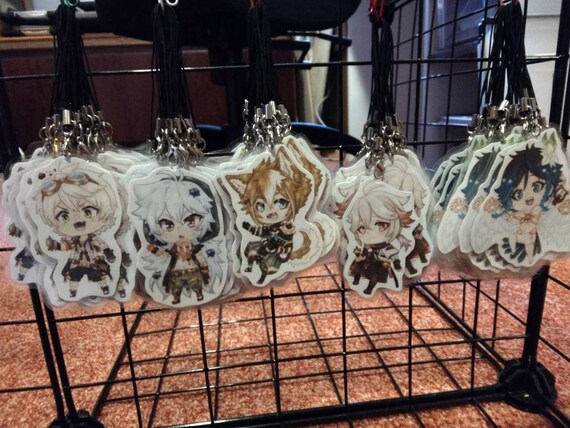 Laminated Phone Strap Anime Chibi - Etsy