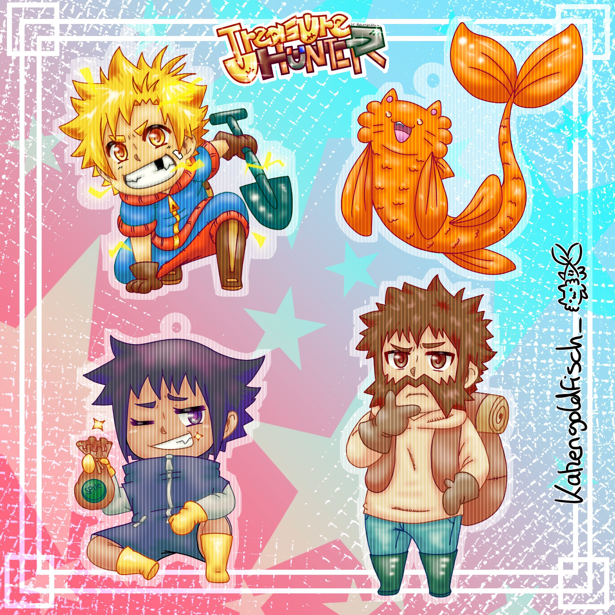 Laminated Phone Strap Anime Chibi | Etsy