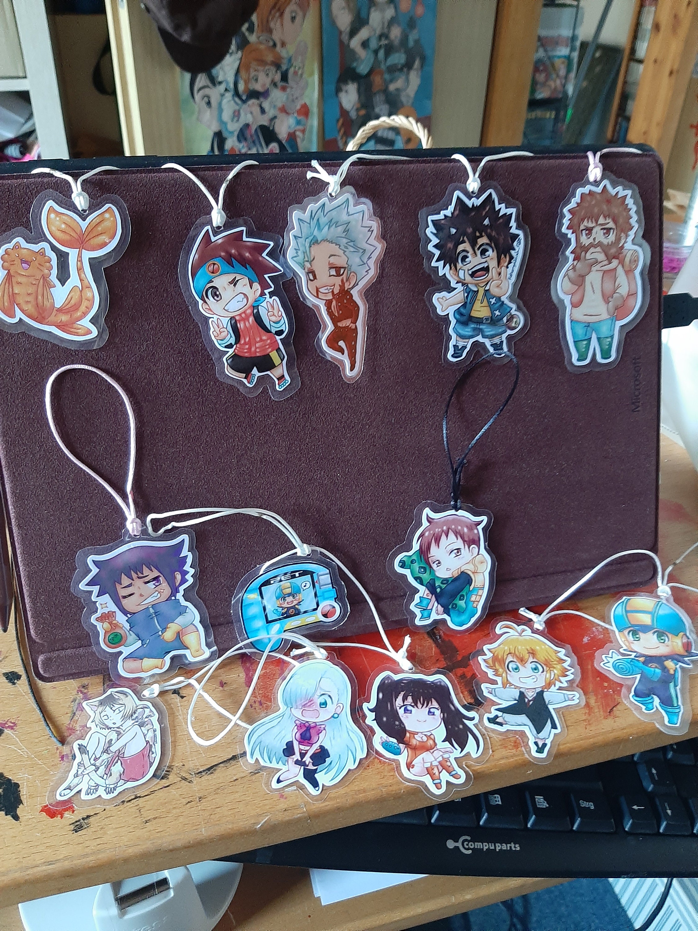 Laminated Phone Strap Anime Chibi - Etsy