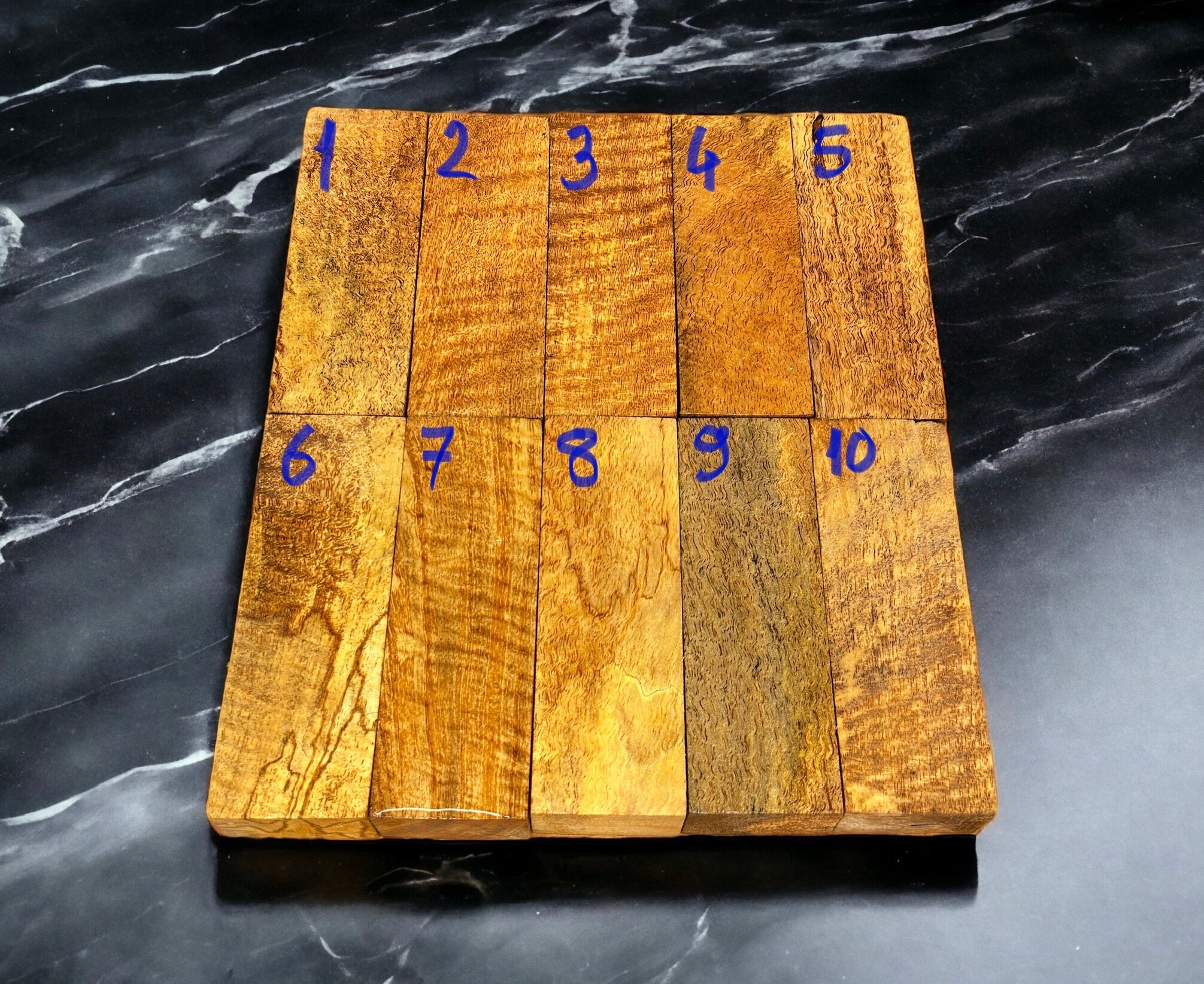 Raw Unstabilized Curly Mango Wood, Knife Maker Gift, Knife Scales, Wood ...