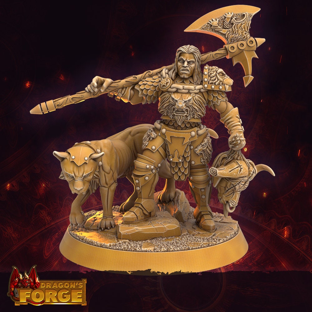 Toys DnD Commander Leoneidor Fabius / 3D Miniature for Wargaming and ...