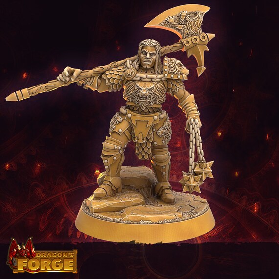 Toys DnD Commander Leoneidor Fabius / 3D Miniature for Wargaming and ...