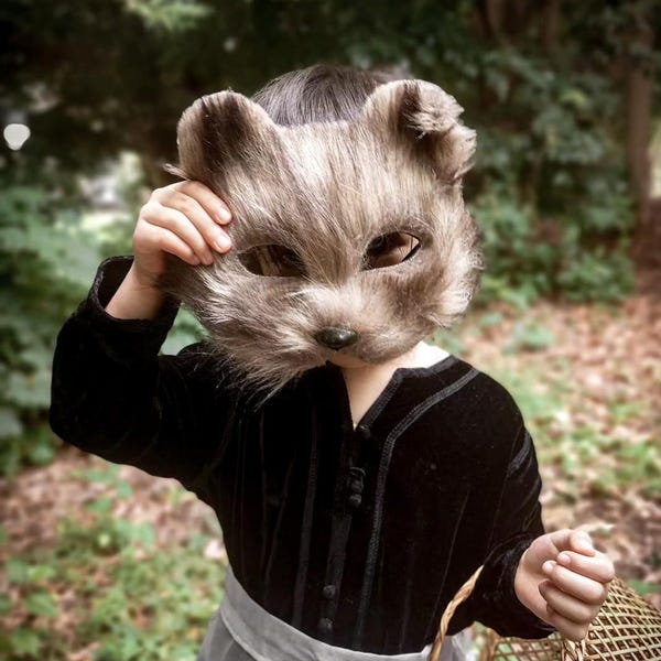 Furry Face Mask - Etsy