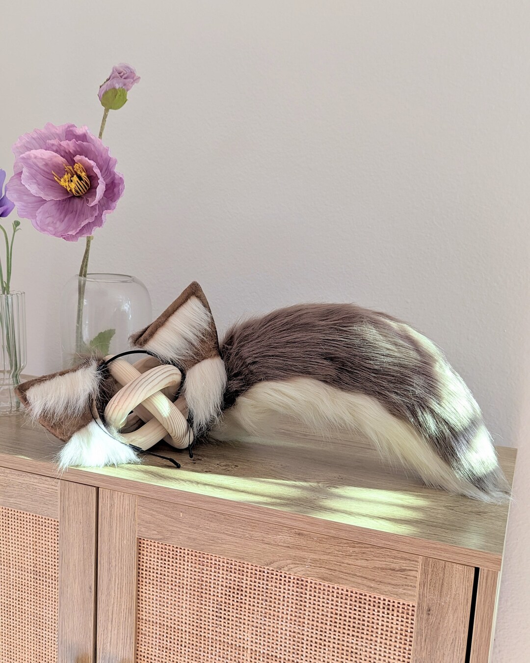 Cute and Soft Fox Ear & Tail Set for Furry Cosplay - Etsy