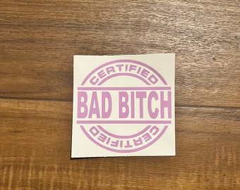 Bad Btch Car Decal Bad B Car Sticker Bad Bitch Decal Bad - Etsy