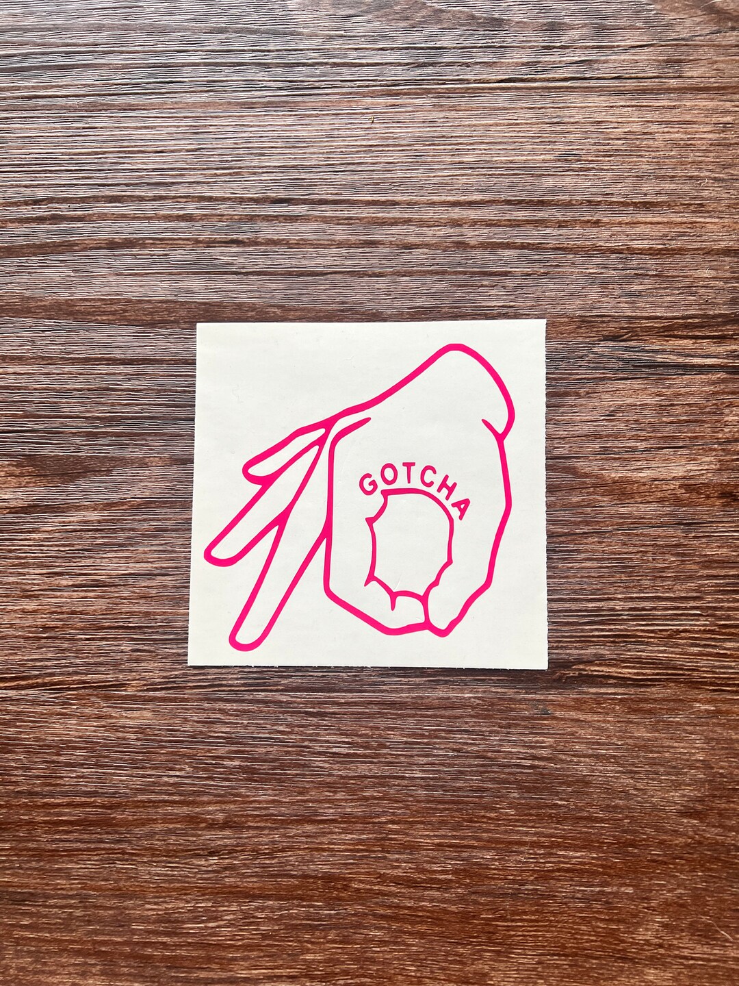 Gotcha Car Decal, Circle Game, the Game Sticker, Funny Car Decal, Made ...