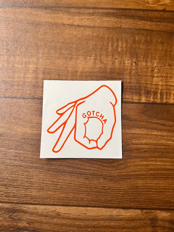 Gotcha Car Decal Circle Game the Game Sticker Funny Car - Etsy