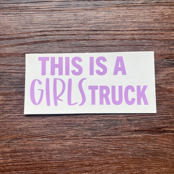 Girl Truck Decals - Etsy