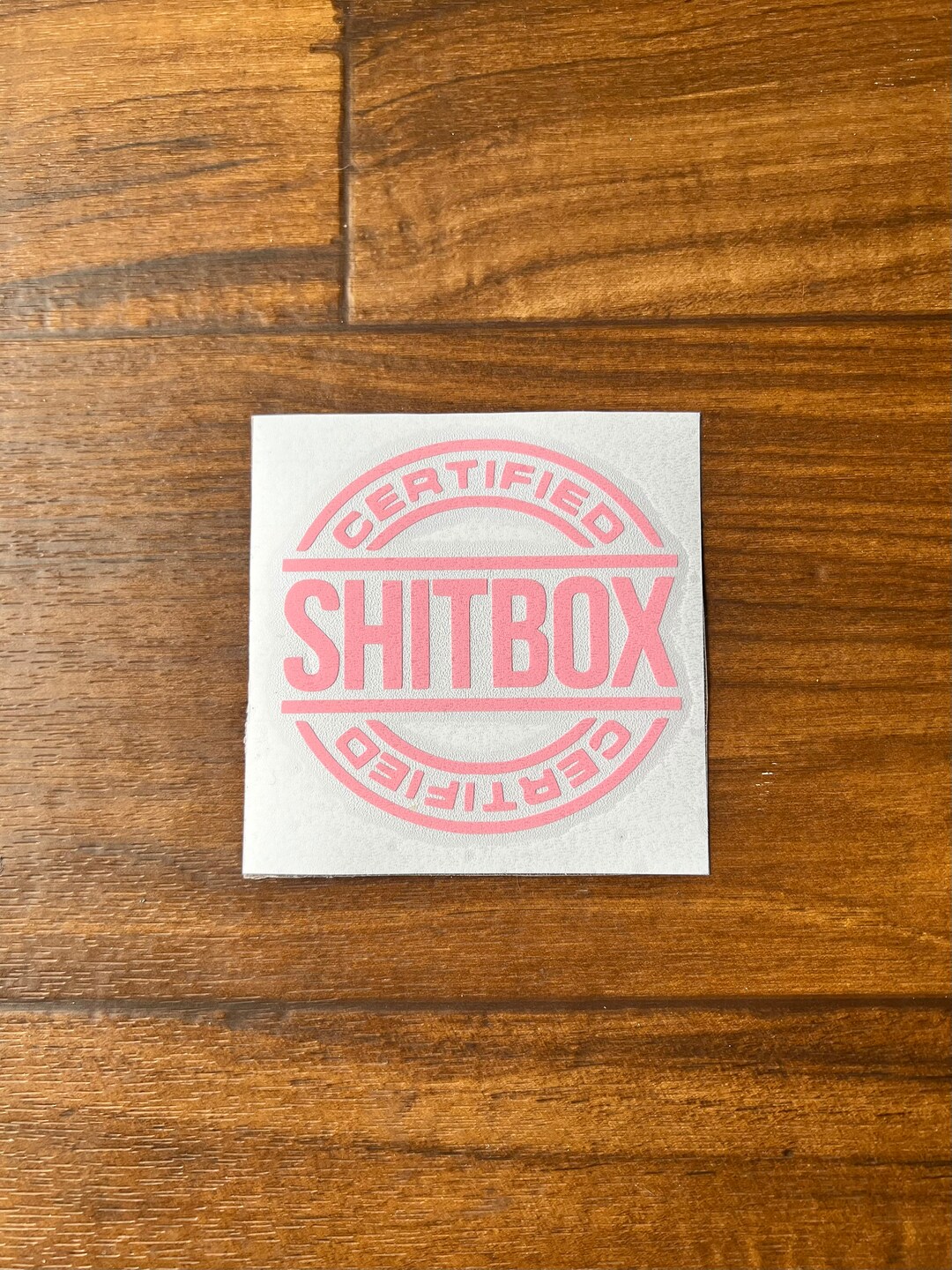 Certified Shit Box Decal Certified Shit Box Shit Box - Etsy