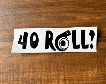 40 Roll Sticker | Etsy