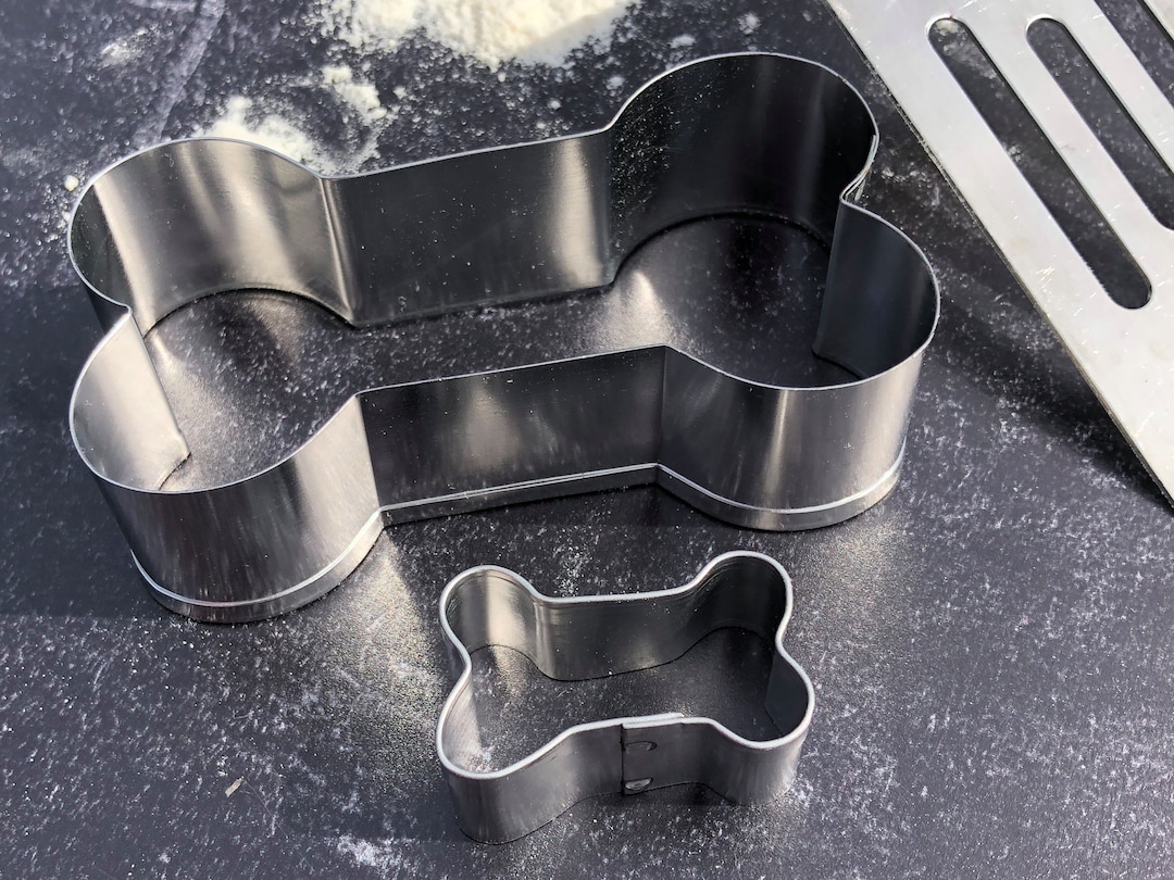 Dog Bone Cookie Cutter Set, 3.5 Inch and 1.25 Inch Bone Cookie Cutters ...