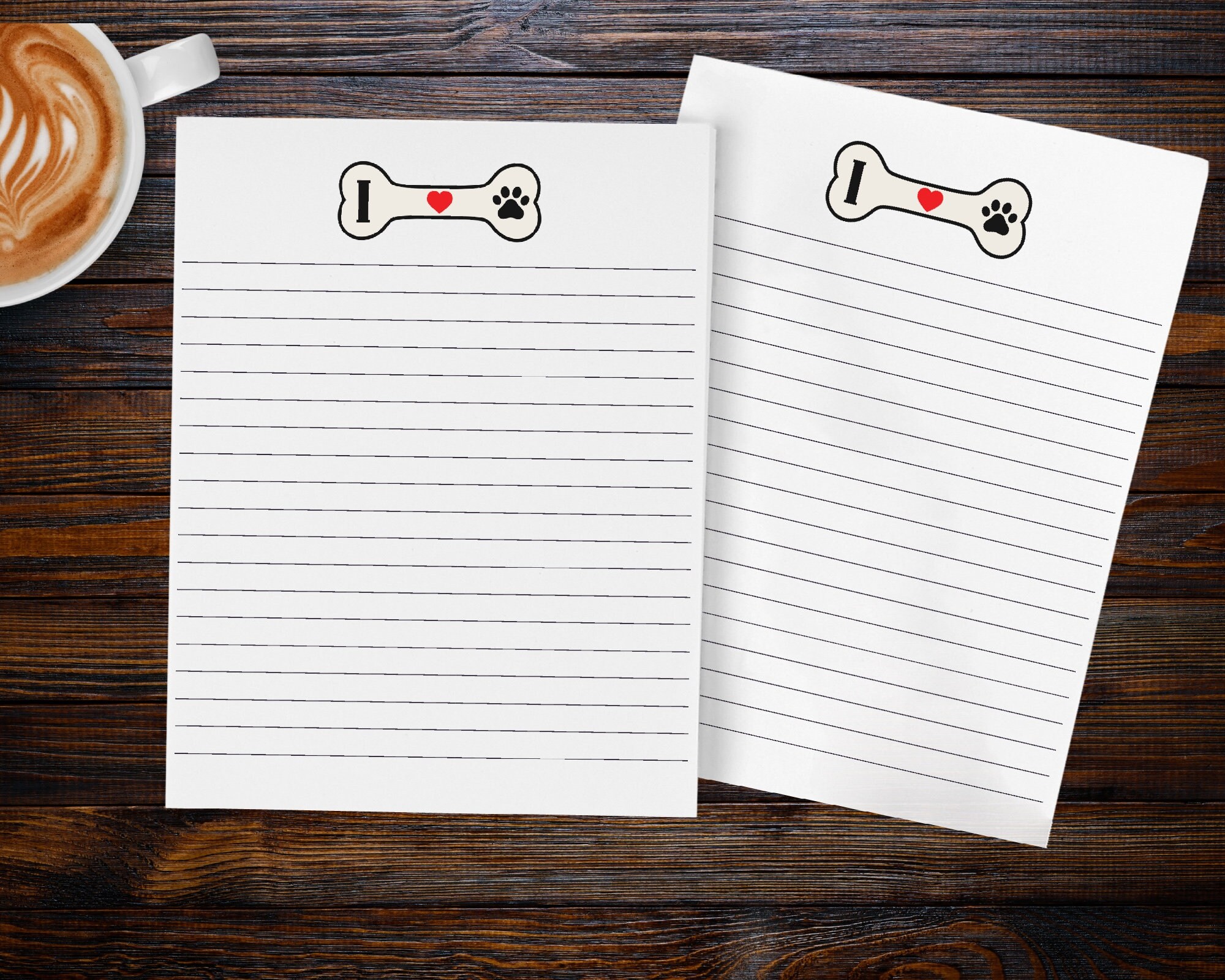 Paw Print Note Pads - Etsy